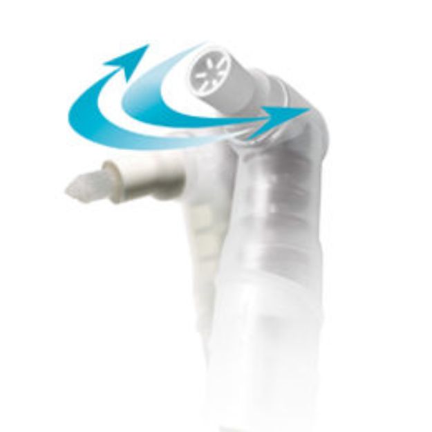 Goetze Dental. PROPHY ANGLE DISP TWIST BRUSH CR TPATB TAPERED 100/BG
