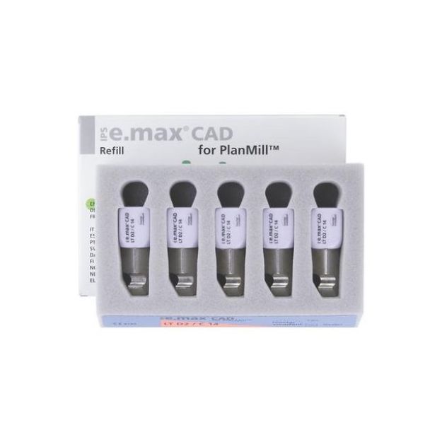 Goetze Dental. IPS e.max CAD Blocks, LT - C14, D2, 665797, 5/Box