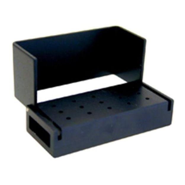Goetze Dental. Kerr Axis Bur Blocks, 15 Hole - FG, 15FG, Black, AB300-1B