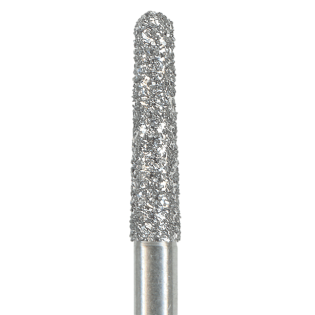 Goetze Dental. ZIR-CUT Diamonds, Round End Taper FG, #856-018, Z856-018 ...
