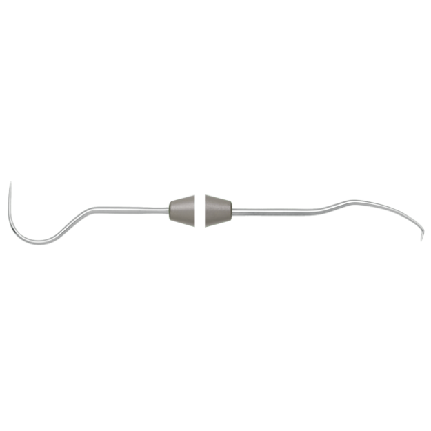 Goetze Dental. Nordent Explorers, Double Ended, #5 DuraLite Round Handle