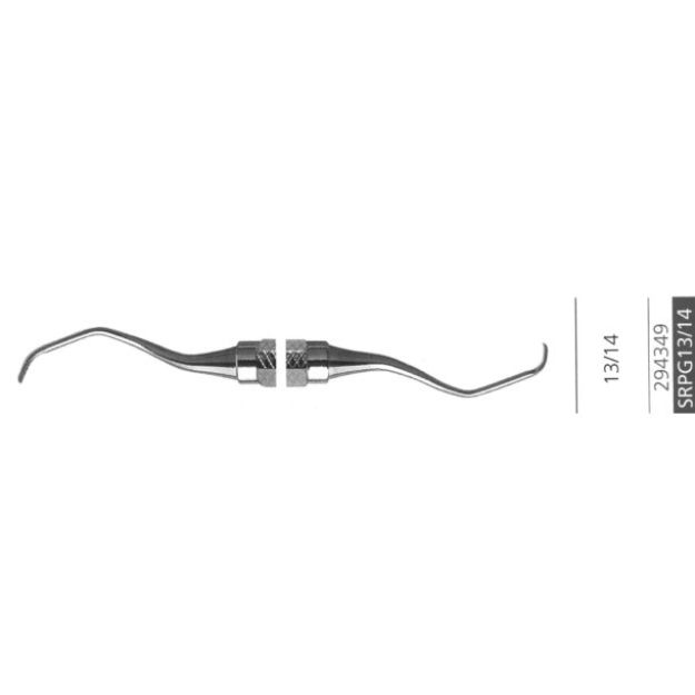 Goetze Dental. Gracey Curettes After Five, 13/14 Double End, #2 Handle ...