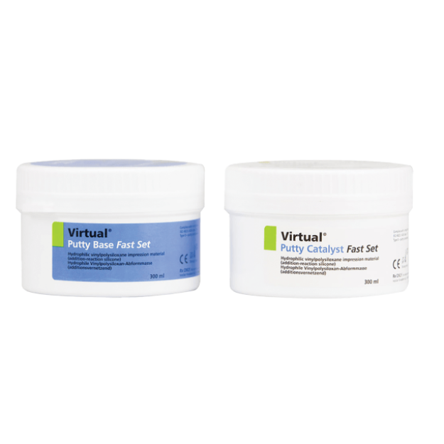 Goetze Dental. Virtual Putty, Fast Set, Base and Catalyst, 562840AN, 1/Each