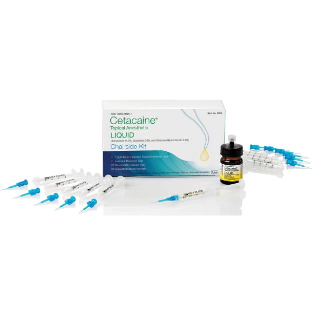 Goetze Dental. Cetacaine Topical Anesthetic, Liquid, Chairside Kit ...