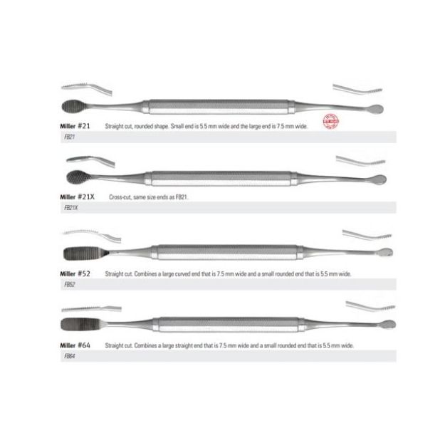 Goetze Dental. #21 MILLER BONE FILE DE CROSS CUT, FB21X