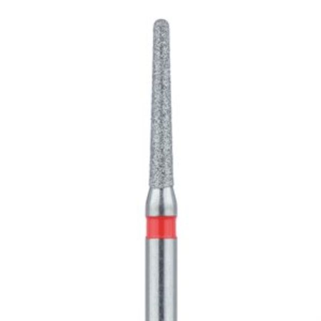 Goetze Dental. Round End Taper Chamfer Diamond Bur, 1.2mm Ø, Fine, FG ...
